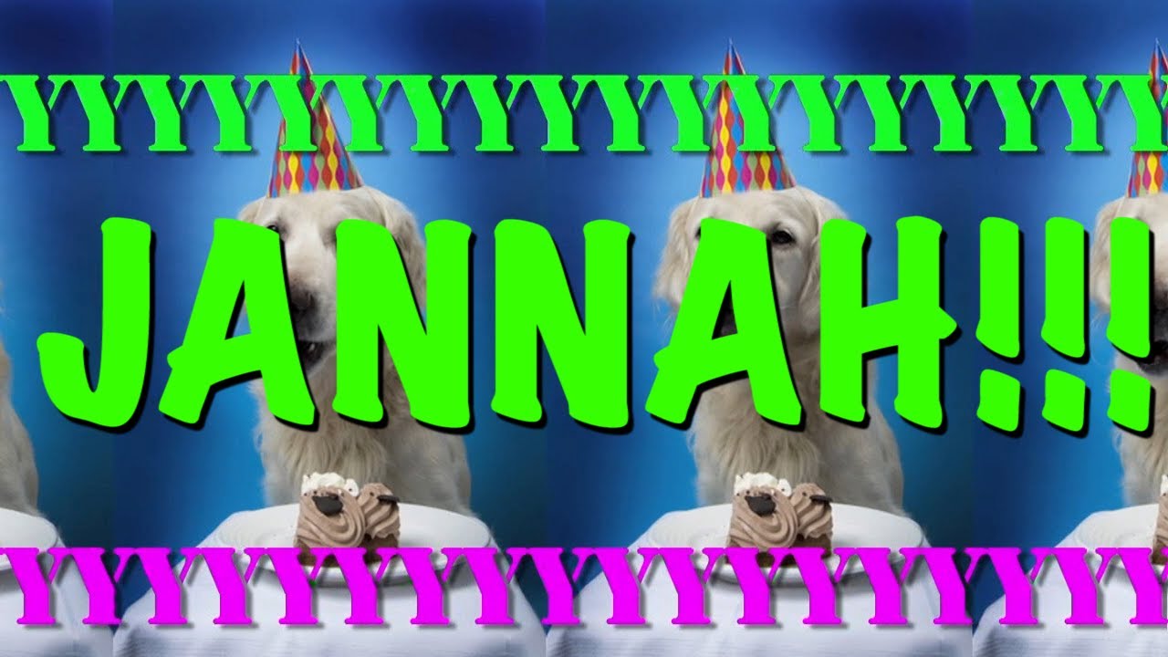 HAPPY BIRTHDAY JANNAH! - EPIC Happy Birthday Song - YouTube