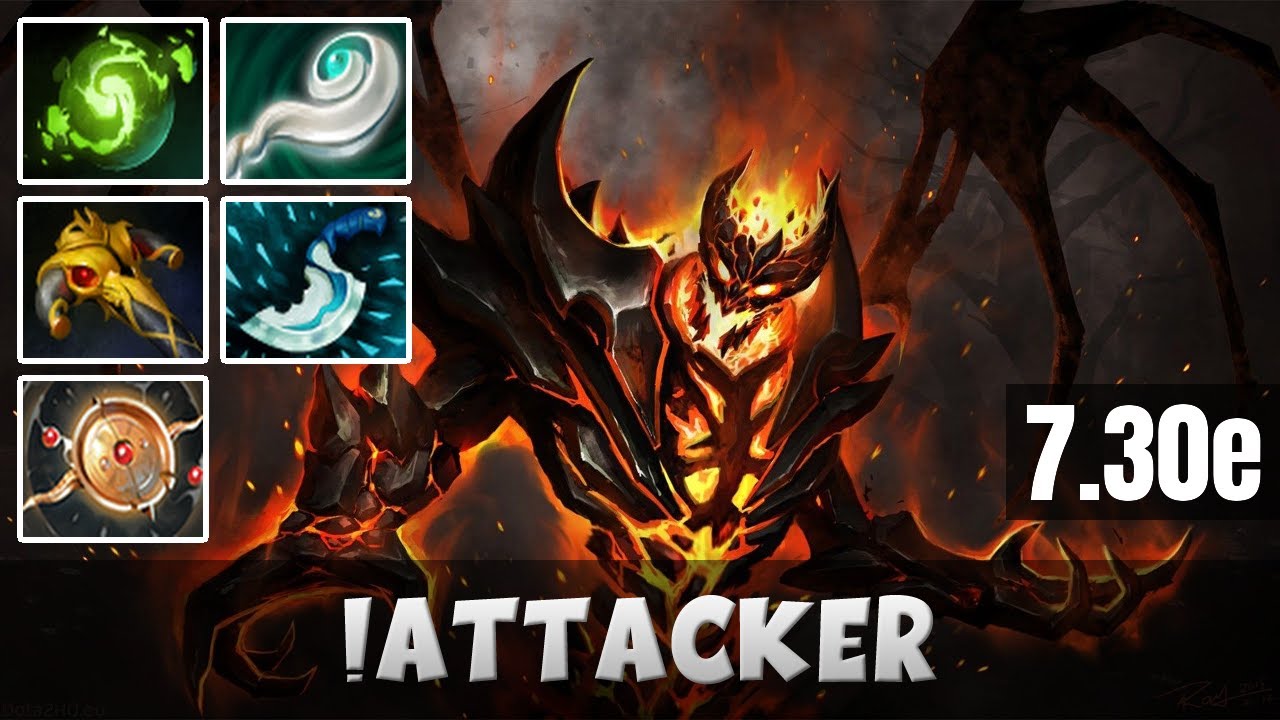 Attacker | Shadow Fiend | Dota 2 Pro Gameplay - Patche 7.30e - YouTube