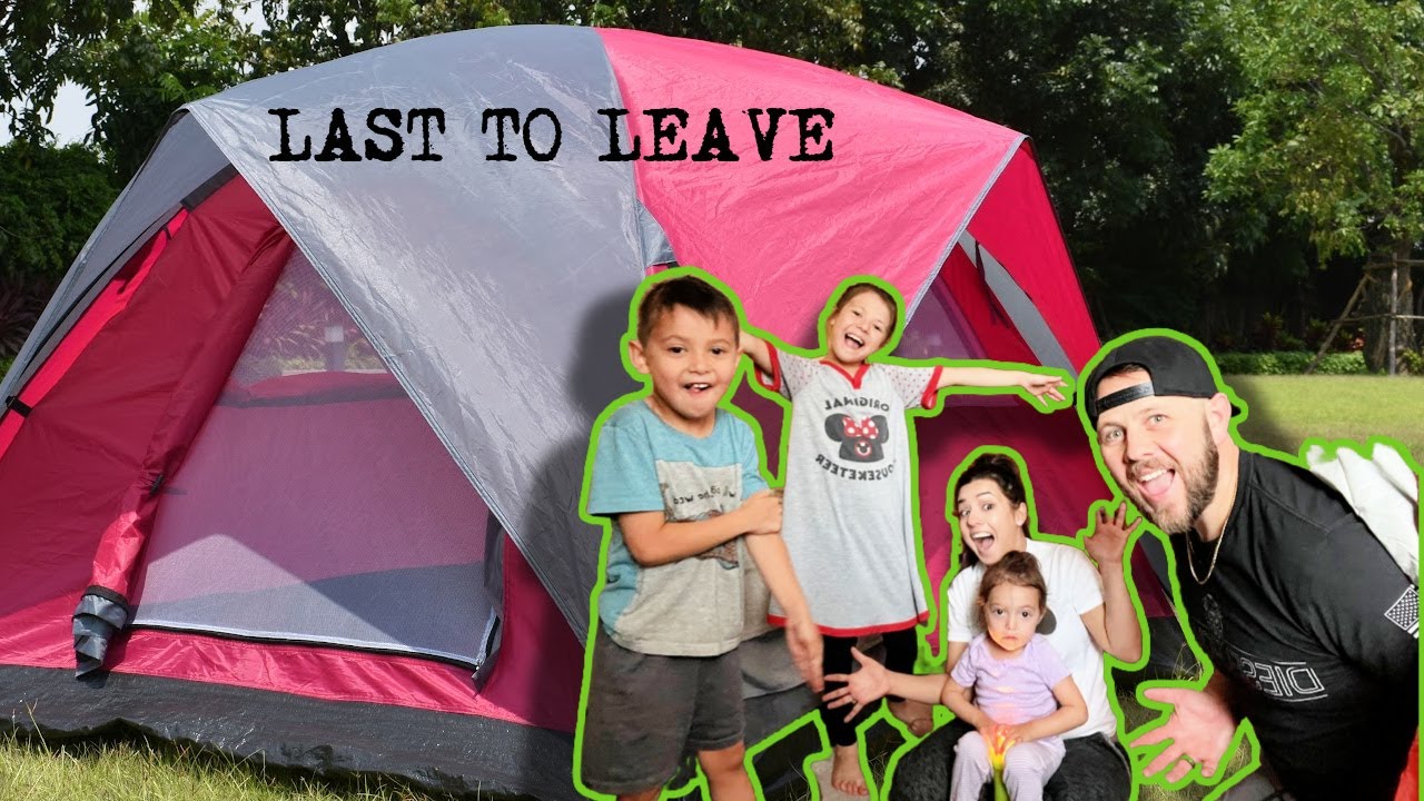 24 hrs. Last To Leave Challenge. - YouTube