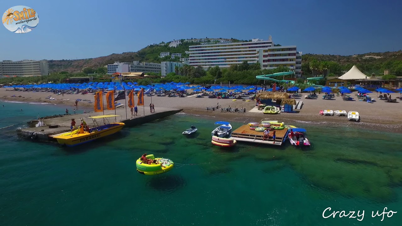 Smile watersports Greece Rhodes. - YouTube