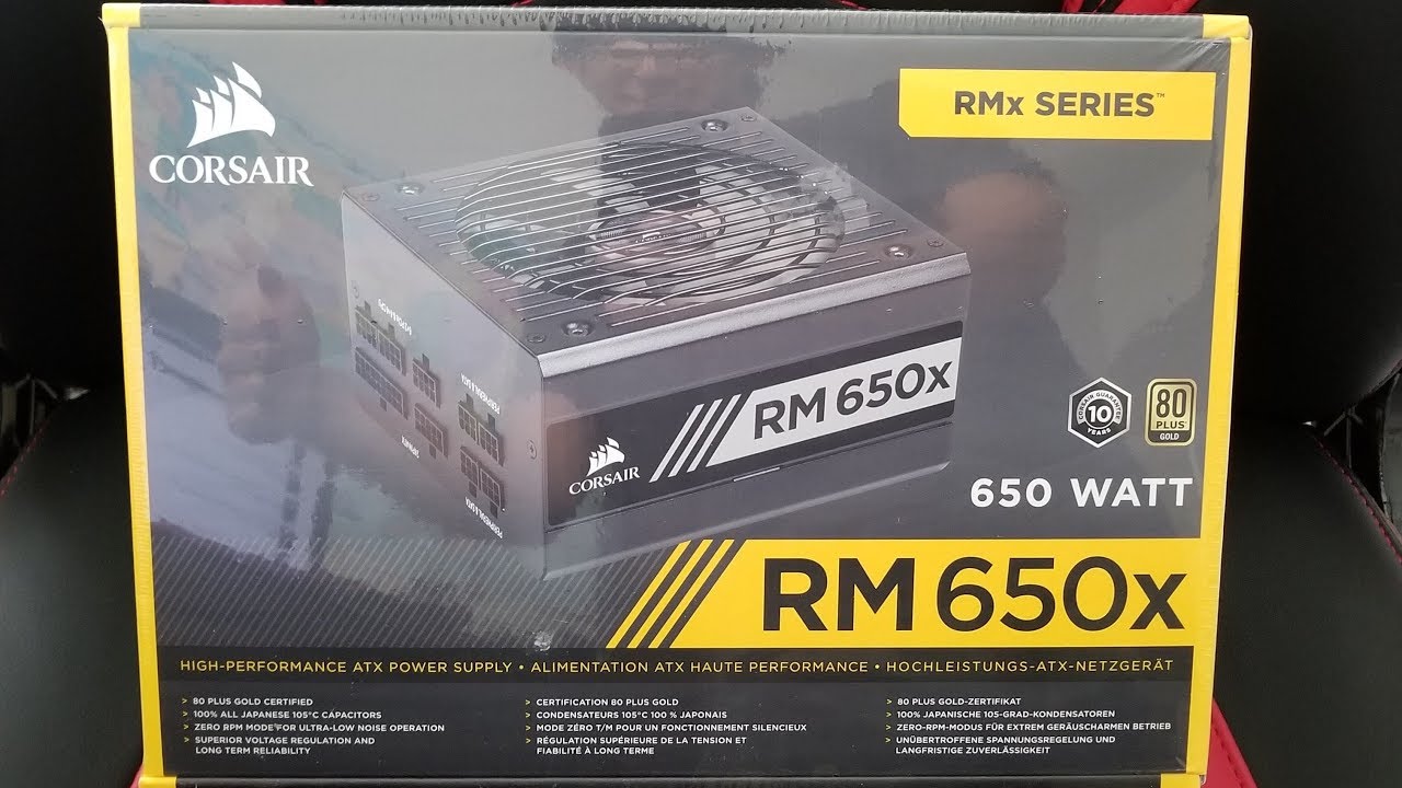 [Corsair RM650x] Unboxing and... Unboxing, I guess - YouTube