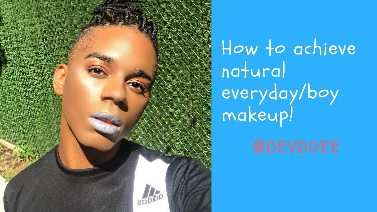 HOW TO ACHIEVE NATURAL BOY MAKEUP - YouTube