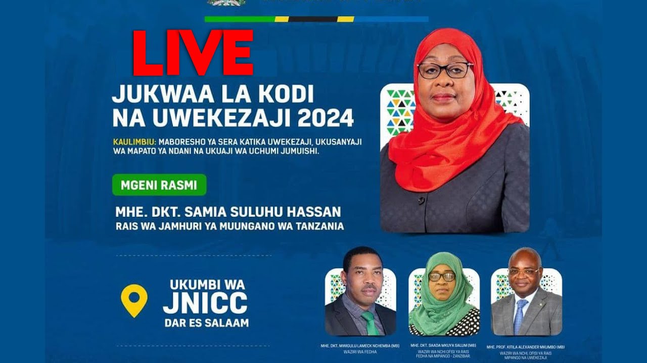 🔴LIVE: JUKWAA LA KODI NA UWEKEZAJI 2024 JNICC DSM SIKU YA PILI 28 FEBR ...