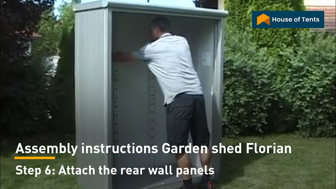 Florian - Step 6 Attach the rear wall panels - YouTube