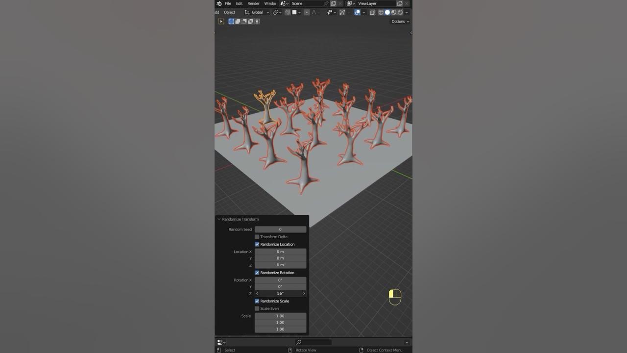 Easily Randomize Objects in Blender & Save Time #blender3d - YouTube
