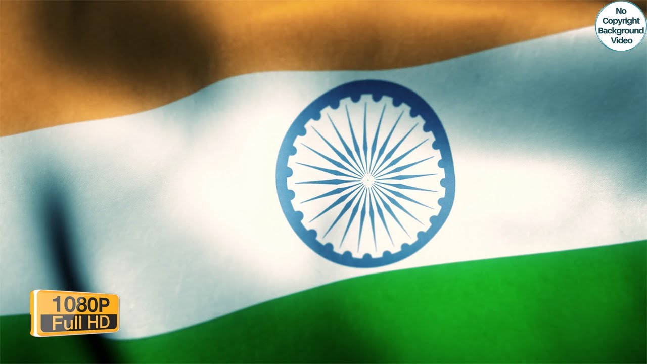Indian Flag Waving Animation HD Free Background Videos | Free Animated ...