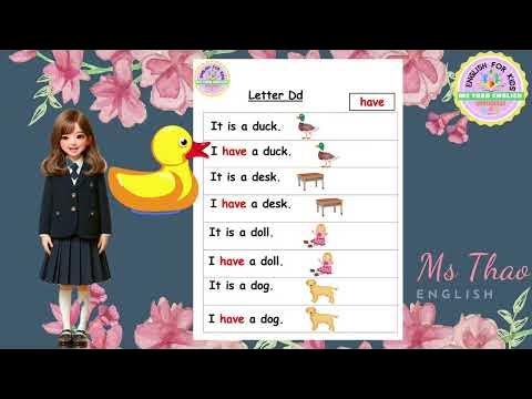 Letter D - sight word - YouTube