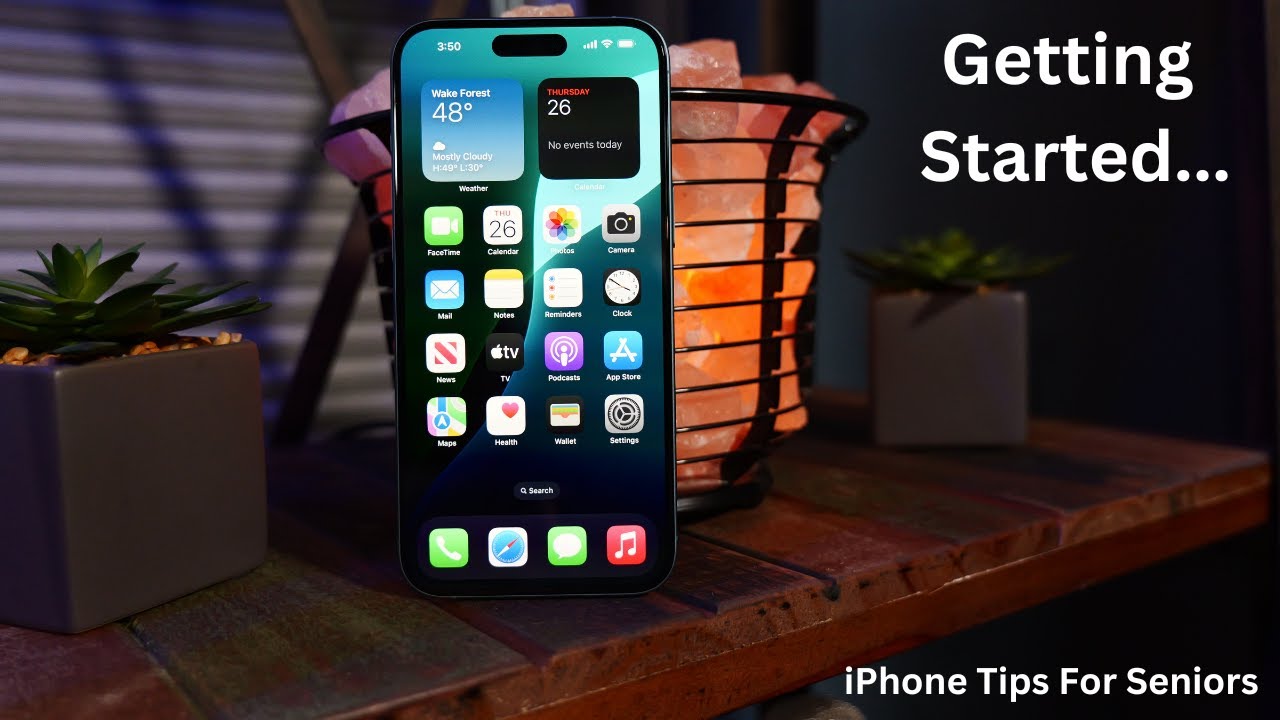 iPhone Tips for Seniors: Getting Started With Your New iPhone! - YouTube