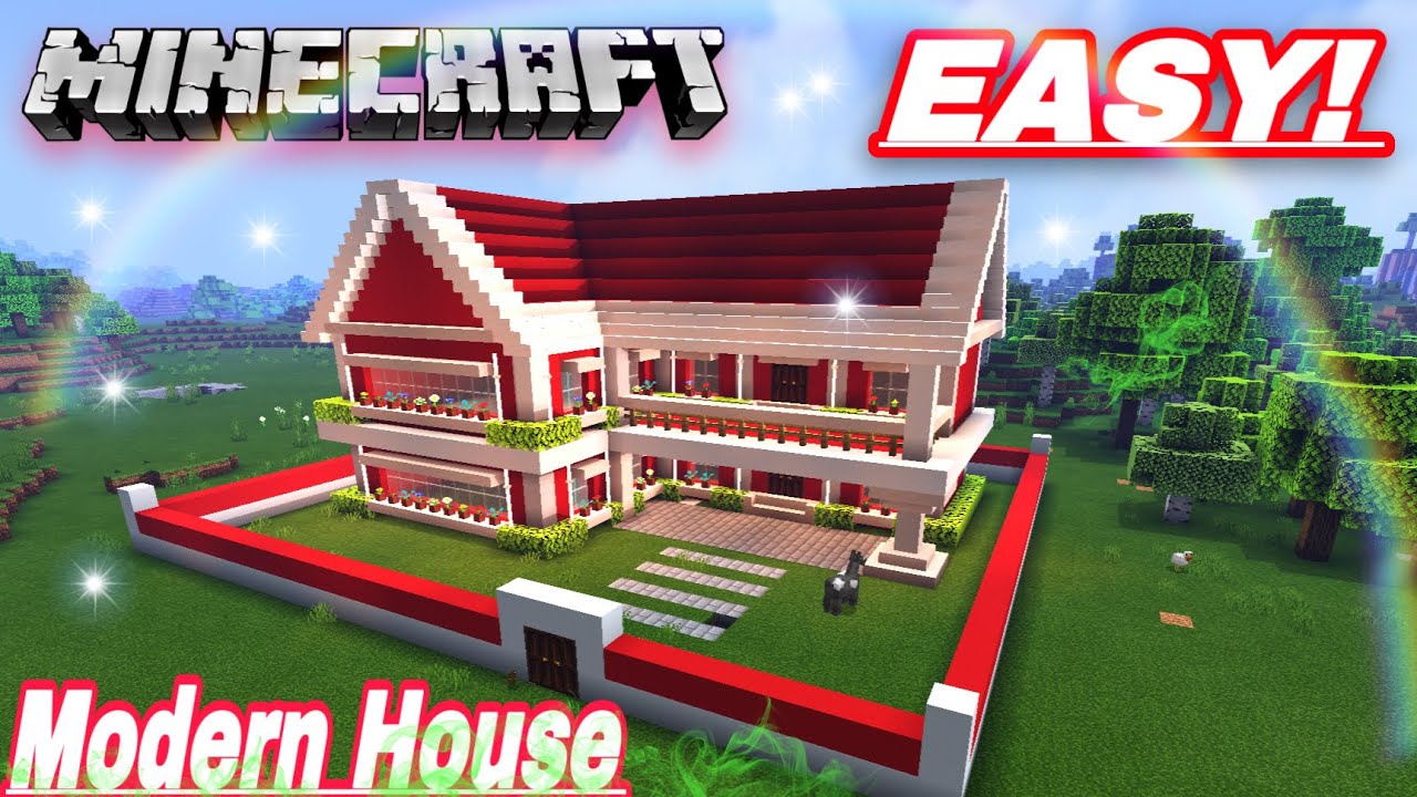 Minecraft Build & Interior tutorial Cut Red House 🏡 ️ ️(@MadiiCraft ...