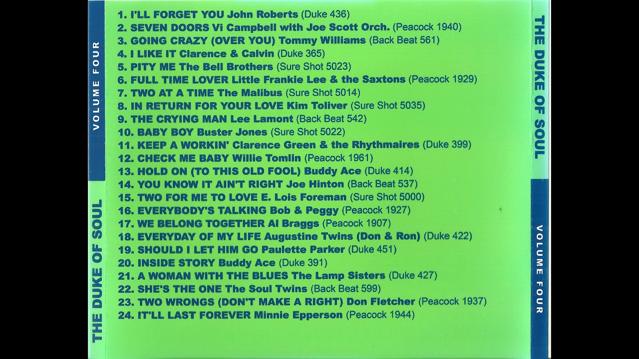 Duke of Soul # 4 - YouTube