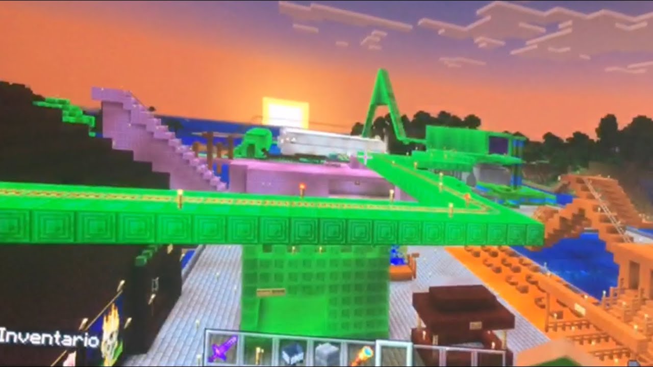 TODOS las atracciones de mi parque de diversiónes en minecraft (y un ...