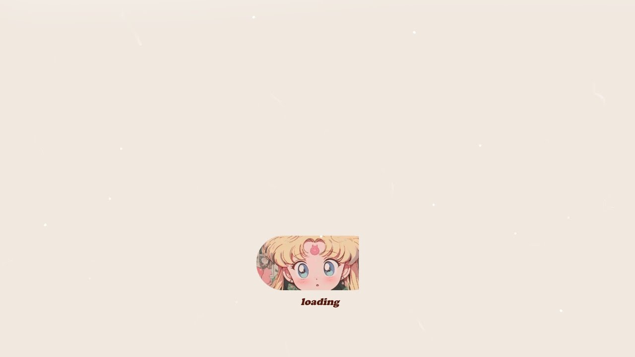 cute 'vintage' aesthetic Intro & Outro templates (with Sailor Moon ...