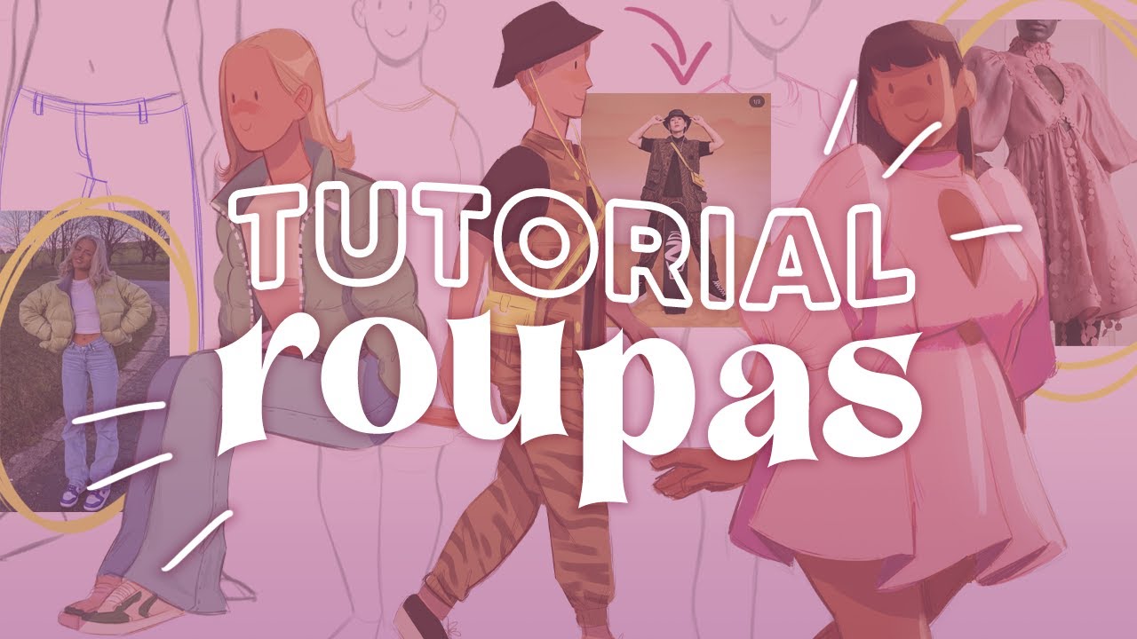 TUTORIAL | Como desenhar roupas - YouTube