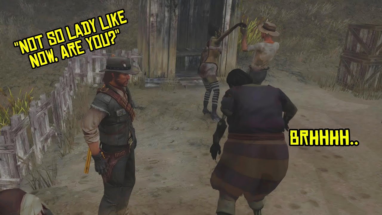 John Marston greeting/antagonising the Zombies | Rdr Undead Nightmare ...