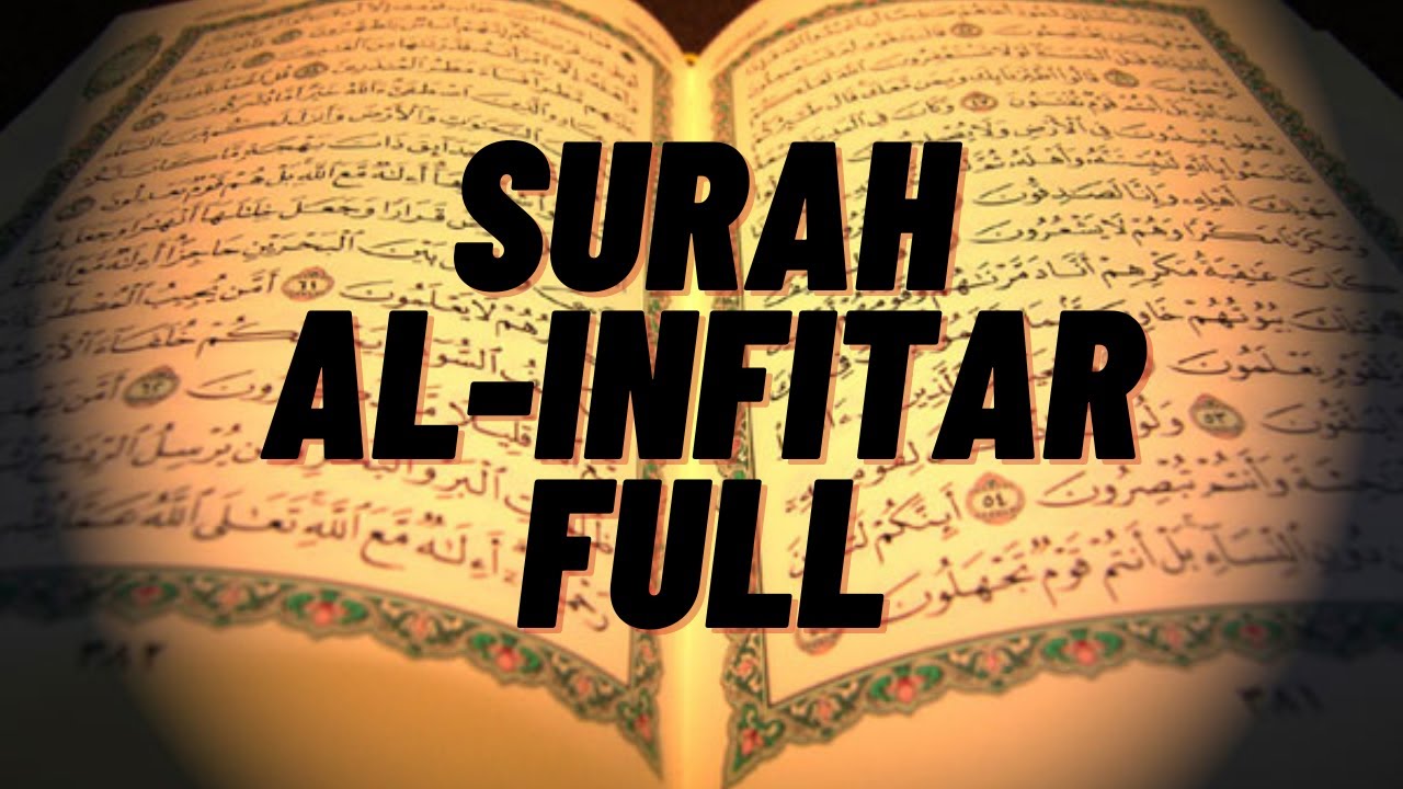 SURAH AL-INFITAR FULL | 1 HOUR - YouTube