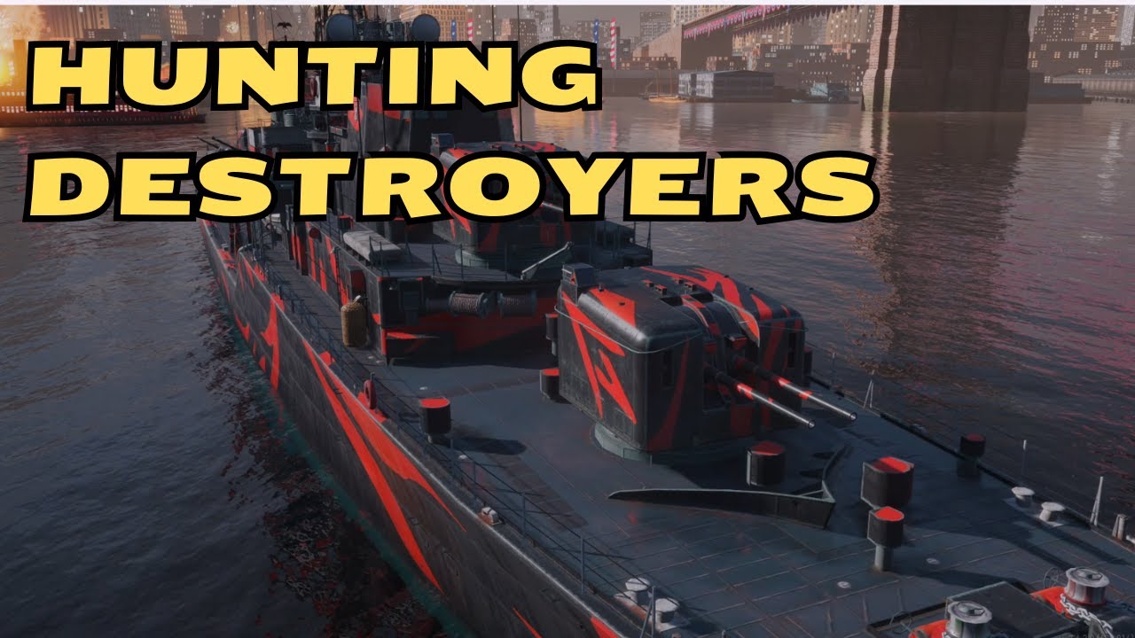 Hunting Destroyers in a Destroyer - World of Warships Legends - YouTube