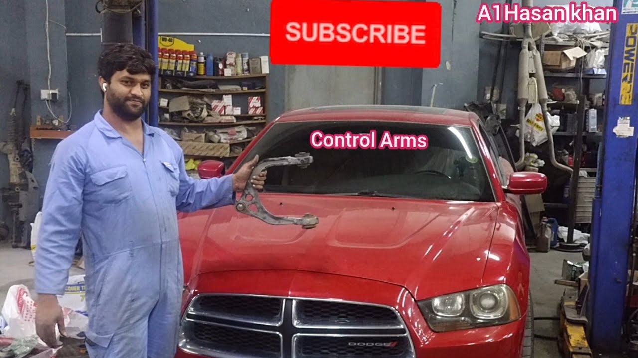 How To change Front Upper Control Arms Dodge Charger - YouTube