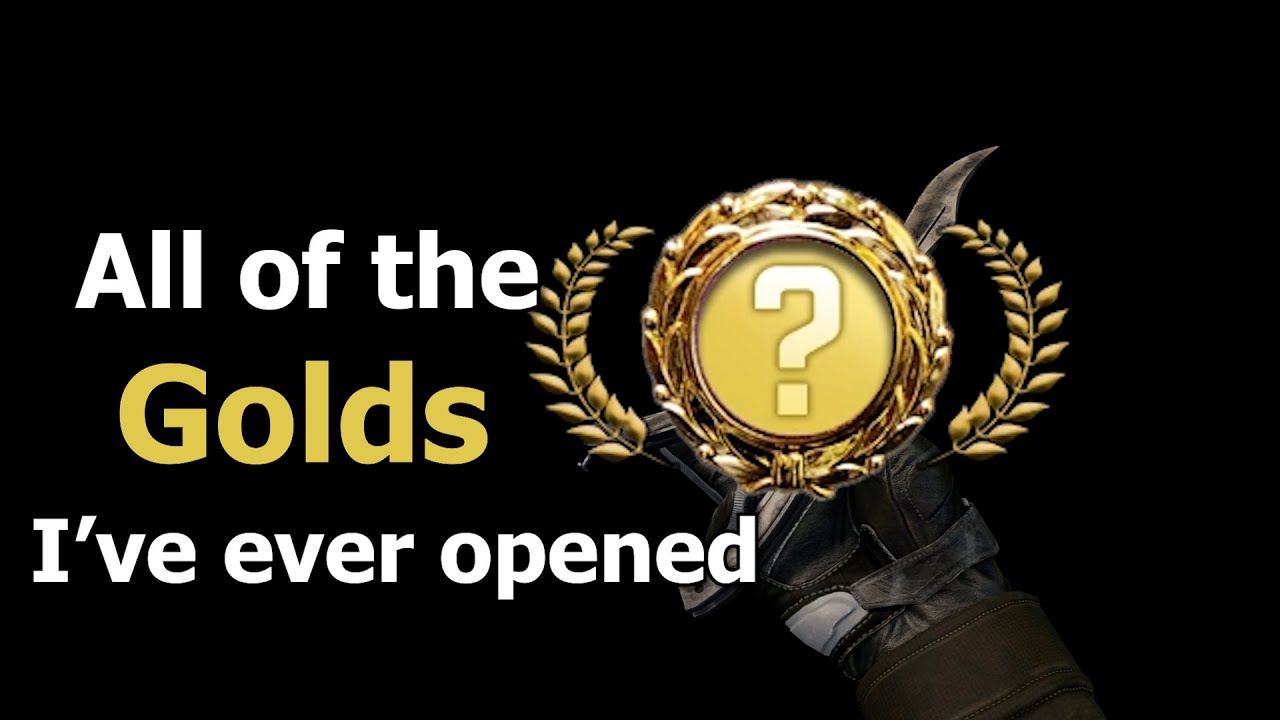 All Of The Rare Special Items I've Opened In CS:GO - YouTube