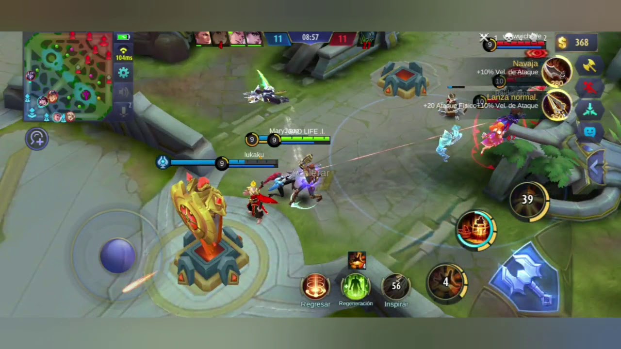 GAMEPLAY MOBILE LEGENDS BANG BANG - YouTube