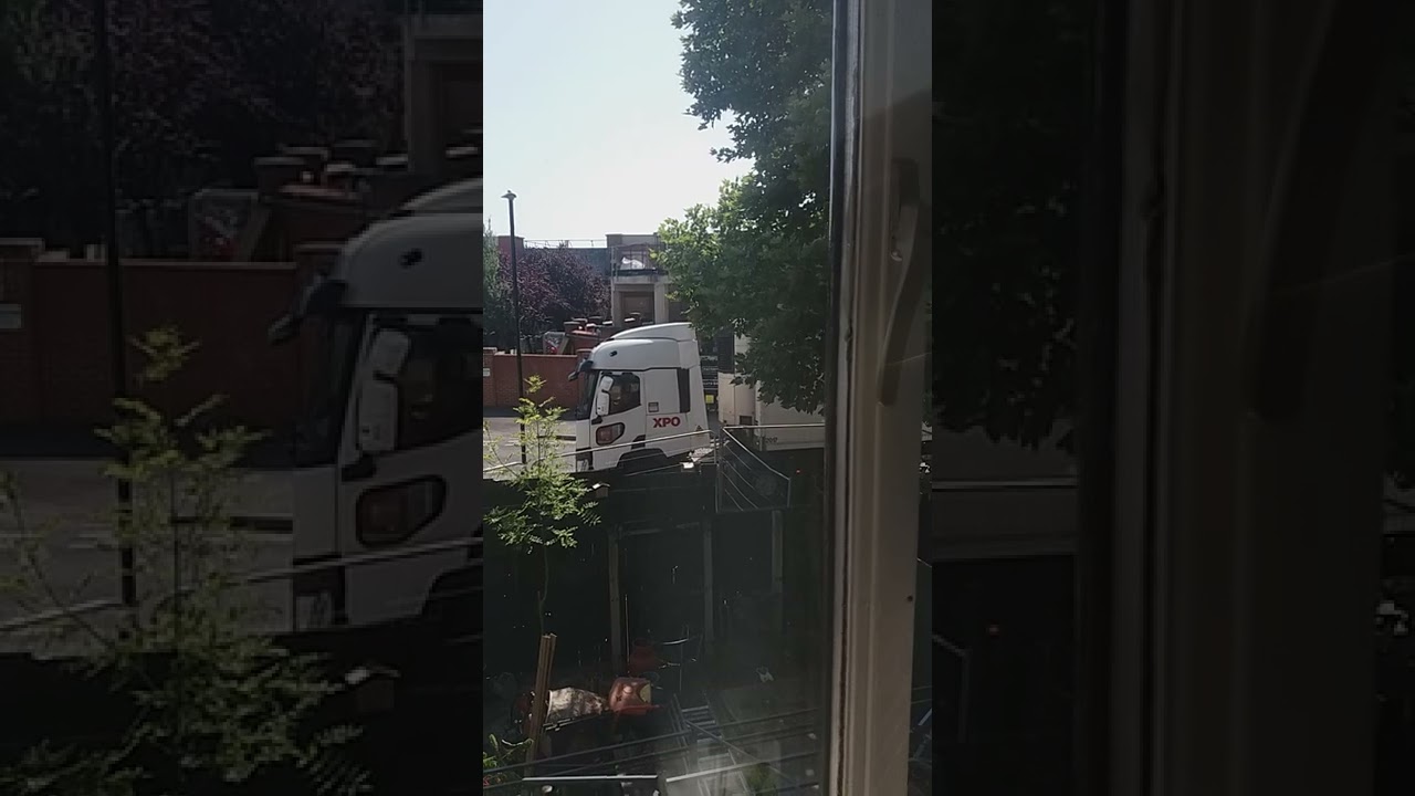 HGV Blocking Path and Setting Out to Harass Residents. - YouTube