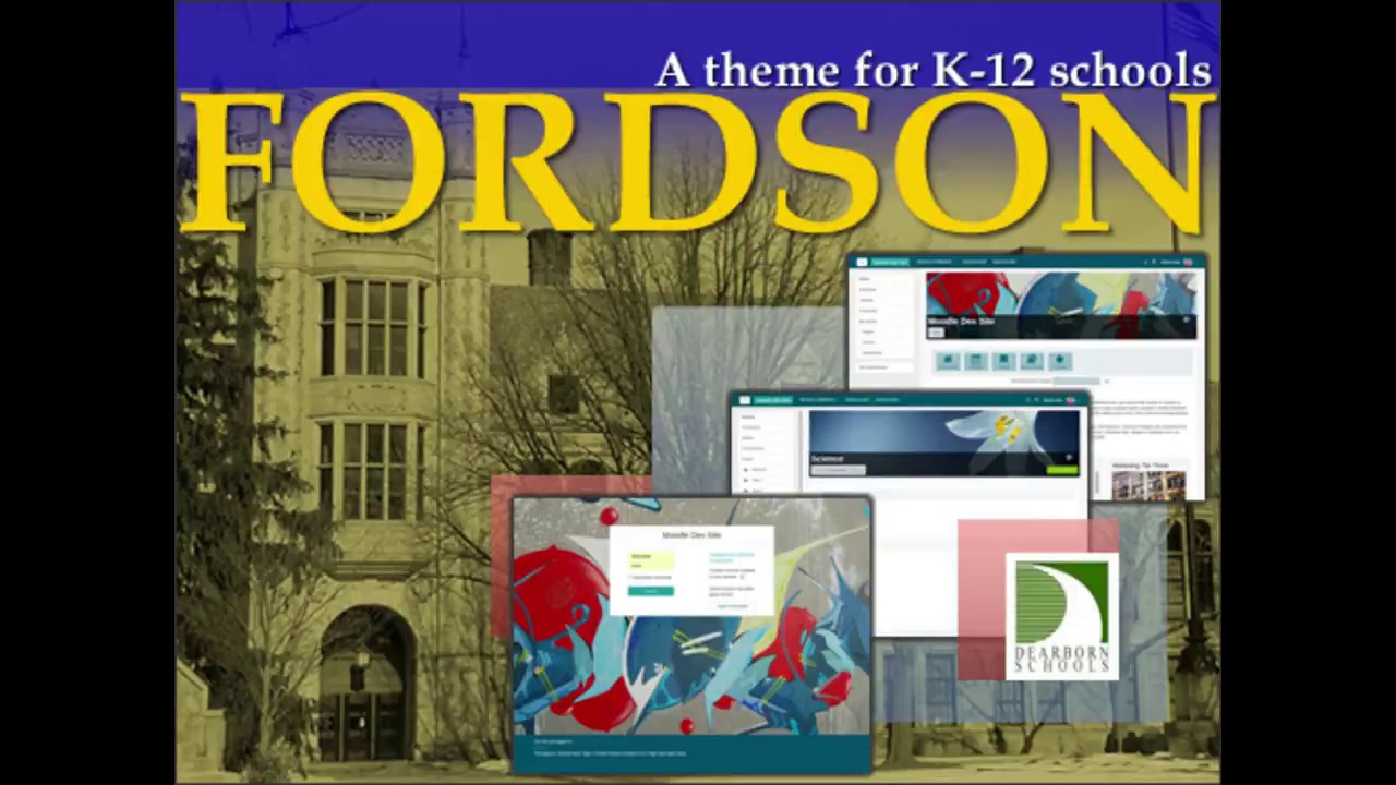 Moodle Theme Fordson Promo - YouTube