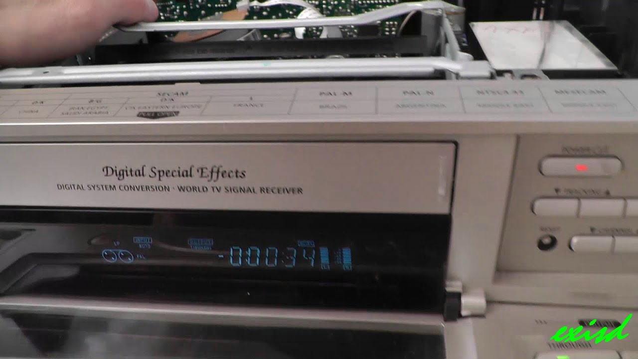 Samsung SV-7000W vhs vcr javítás repair - YouTube