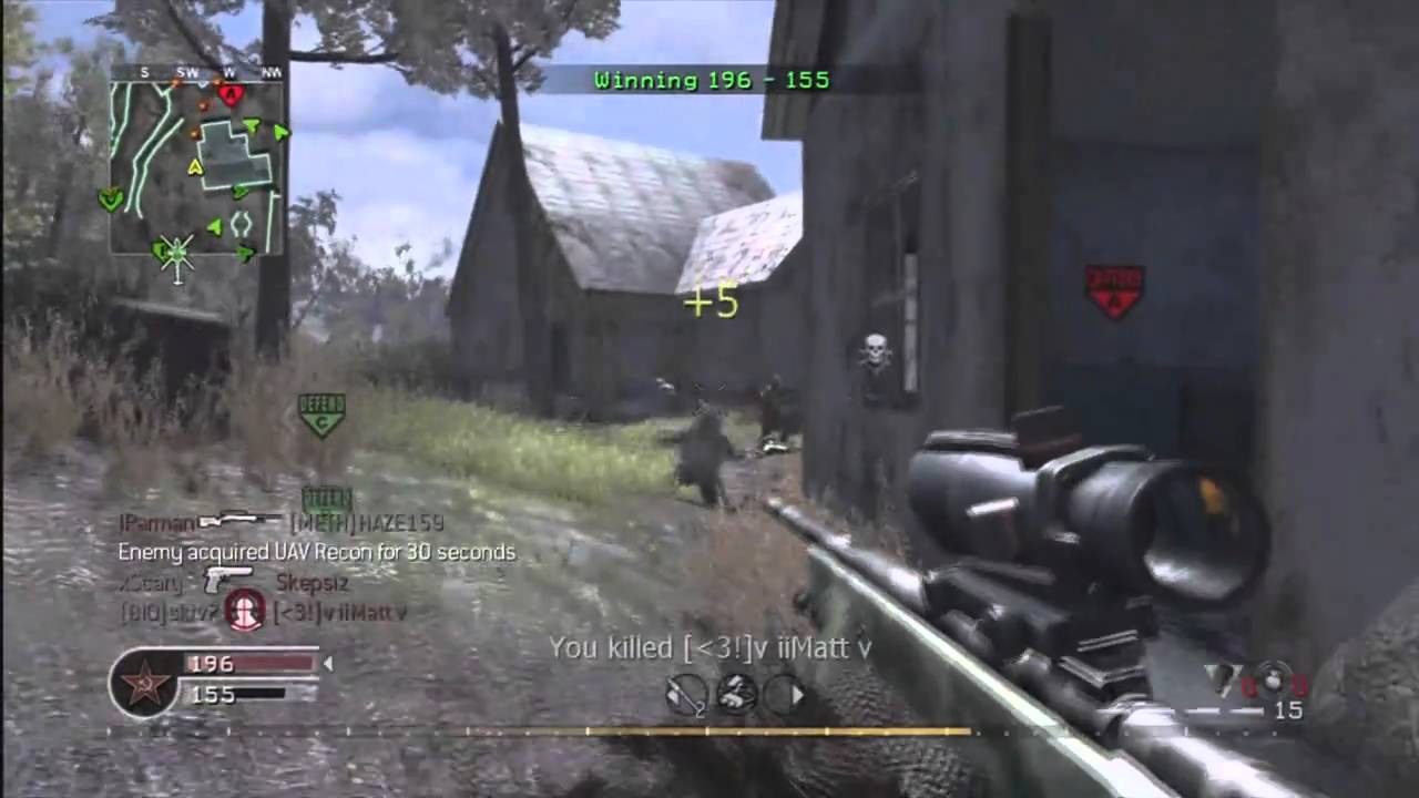 CoD4: quad feed!! im getting better!! - YouTube