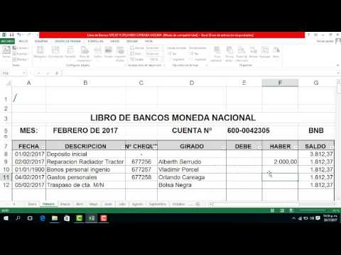 LIBRO DE BANCOS - YouTube