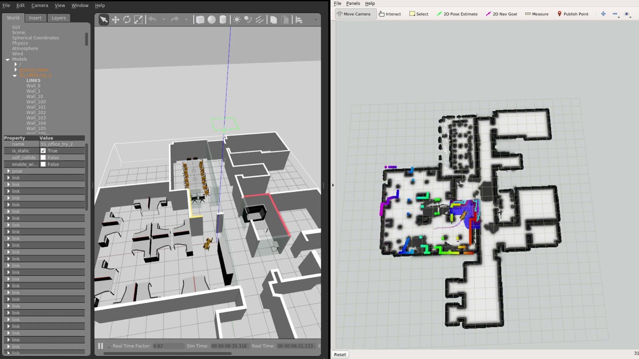Boston Dynamics' Spot: navigation using champ - YouTube