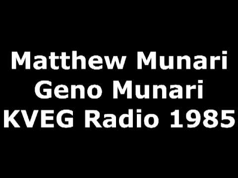 Matt David Munari on KEVG with Geno Munari - YouTube