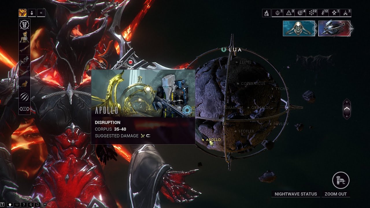 Warframe - Lua - Apollo - Disruption - YouTube