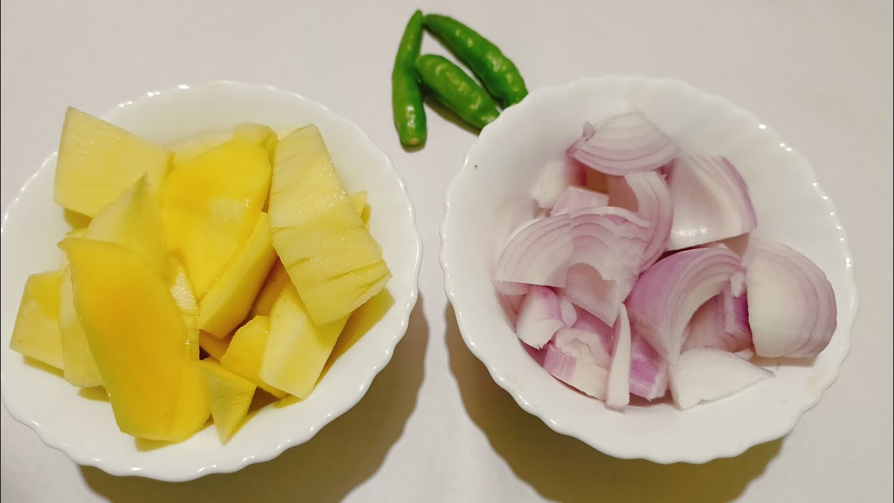 Aam Aur Payz Ki Chutney | Mango Chutney Recipe | Green Mango Chutney ...