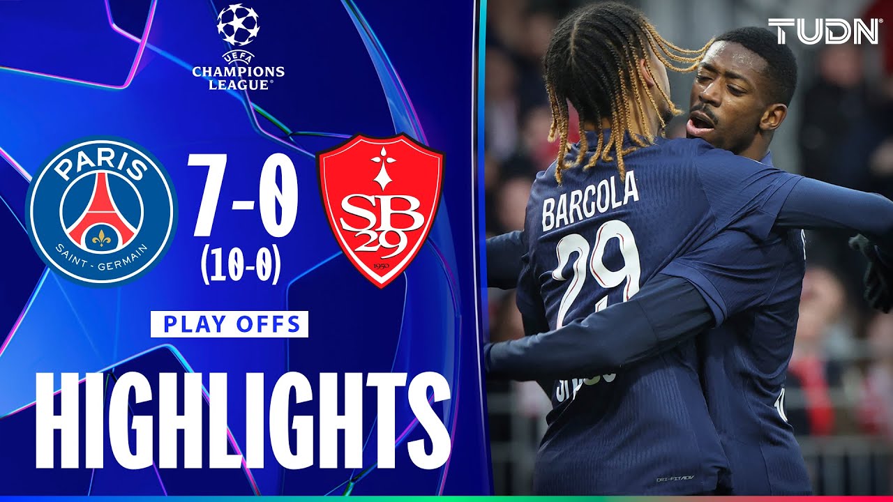 HIGHLIGHTS - PSG vs Stade Brestois | UEFA Champions League 24/25 | TUDN ...