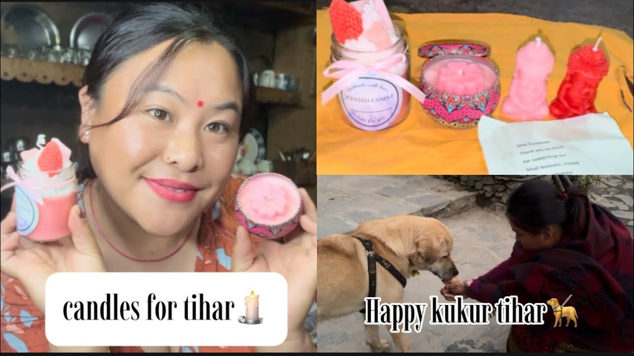NEW CANDLES FOR TIHAR ~HAPPY KUKUR TIHAR🦮kristigurung ️ - YouTube