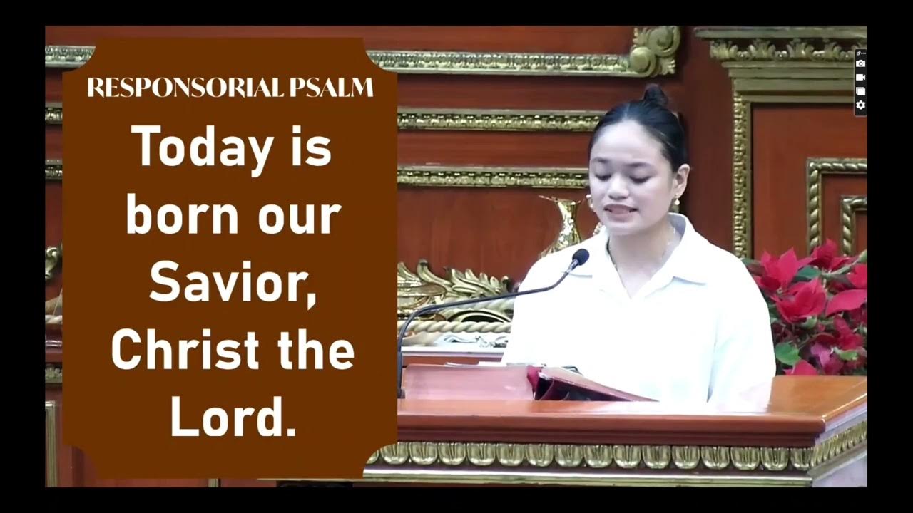 Psalm 96: Today is Born Our Savior, Christ the Lord - YouTube