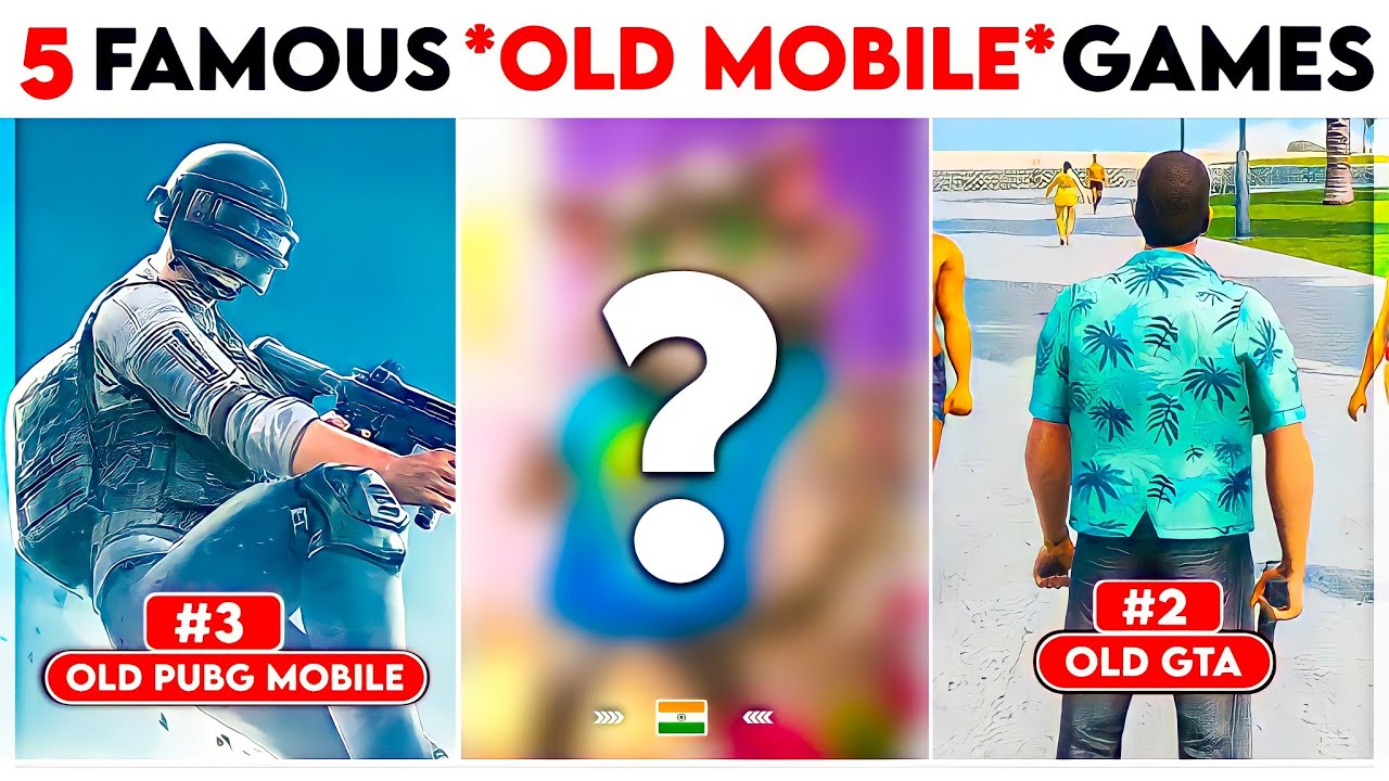 5 MOST FAMOUS *OLD MOBILE GAMES* 😱 That Will Refresh Your Old Memories ...