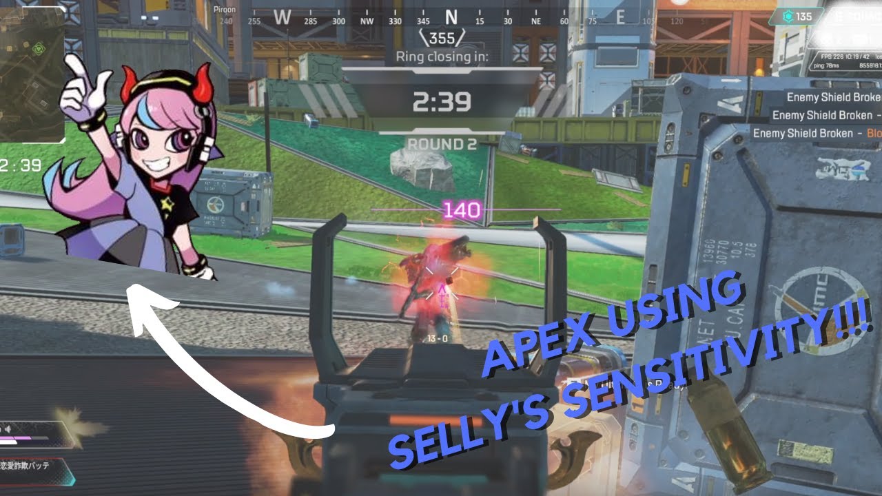 Trying to play Apex with SELLY'S MOUSE SENSITIVITY! - YouTube