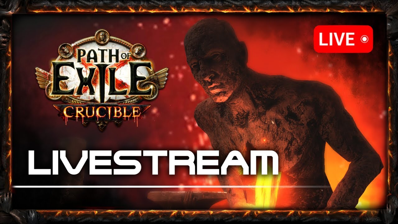 Path of Exile 🔴 LIVE - Trying out Crucible League RoA/Venom Gyre - YouTube