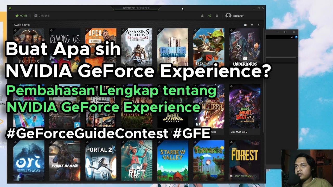 Buat Apa sih NVIDIA GeForce Experience? - Yuk Kita Bahas - YouTube