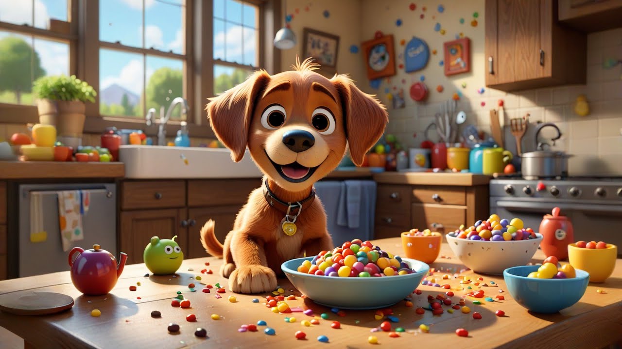 Puppy Played with Pudding Pies 🐶🥧 | Funny Nursery Rhymes Songs for Kids ...