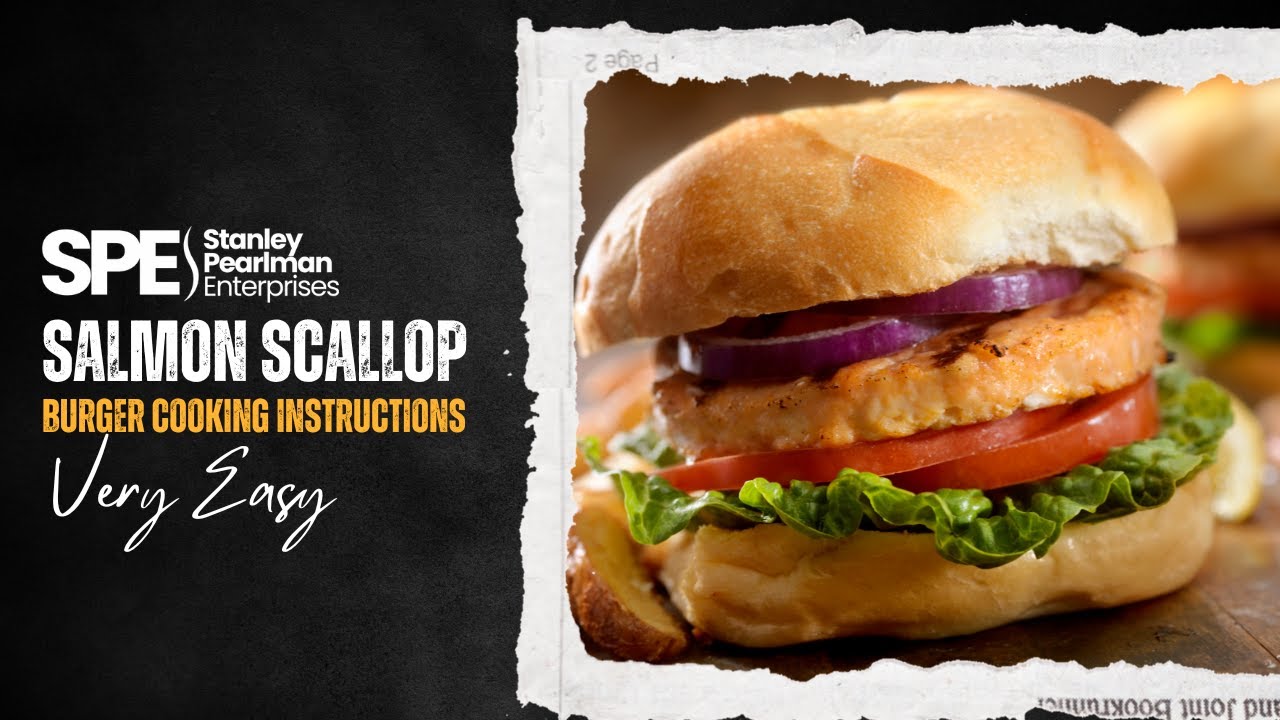 How to Cook a Salmon Scallop Burger - YouTube