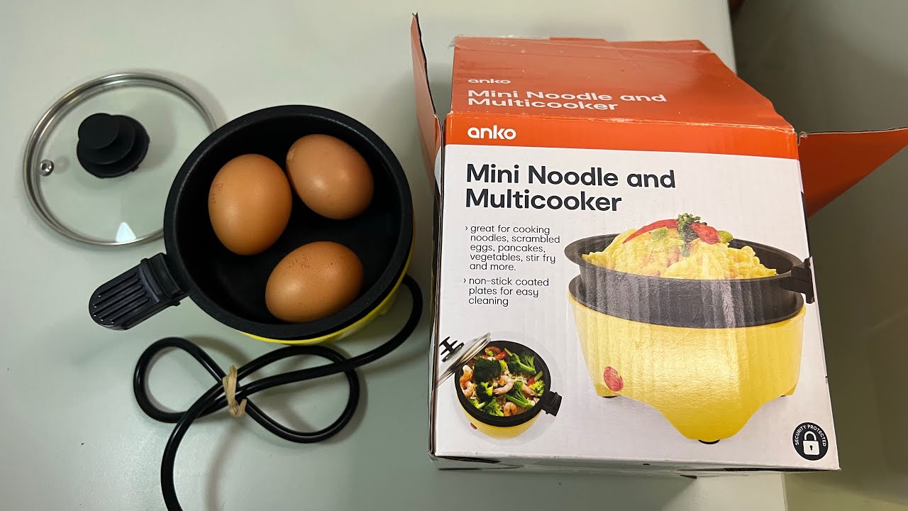 Worlds cutest smallest multi cooker from kmart unboxing video - YouTube