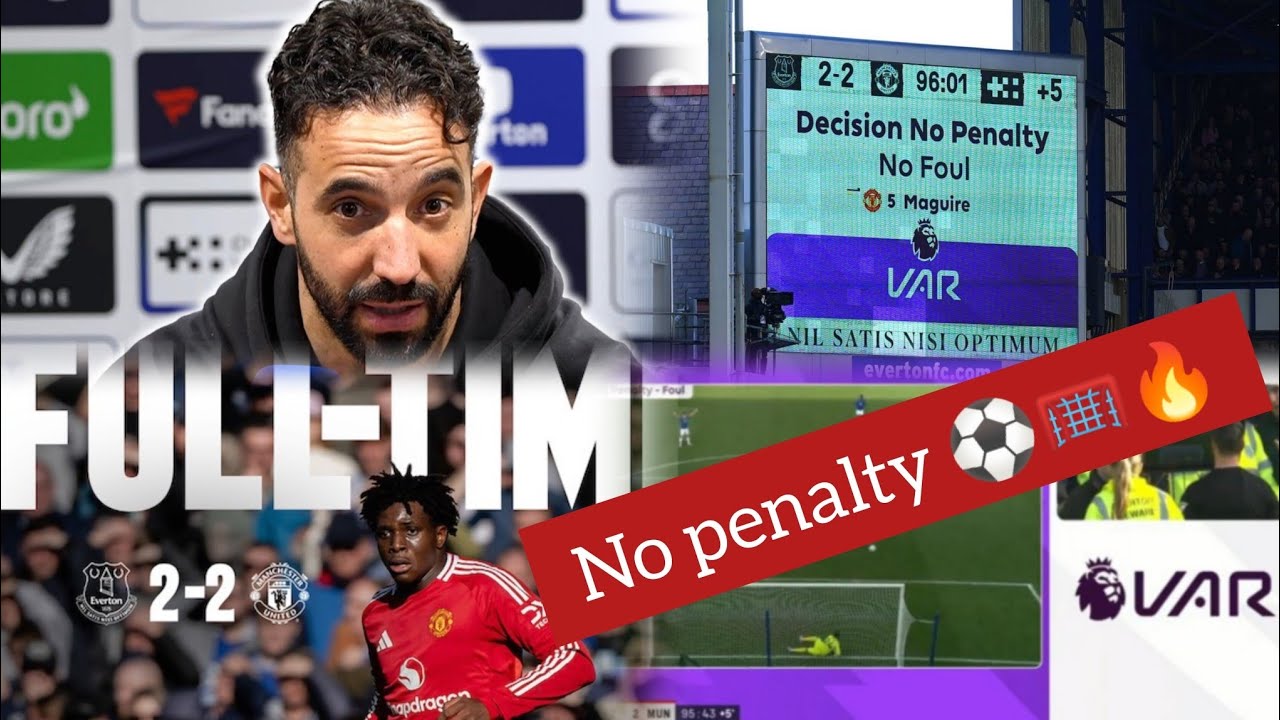🚨OUTRAGE! VAR DENIES MANCHESTER UNITED PENALTY IN THRILLING DRAW—WAS IT ...