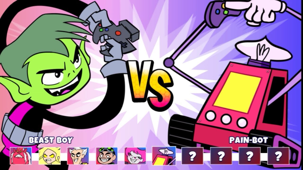 Jump Jousts 2 : Beast Boy VS Pain -Bot - Teen Titans Go (CN Games ...