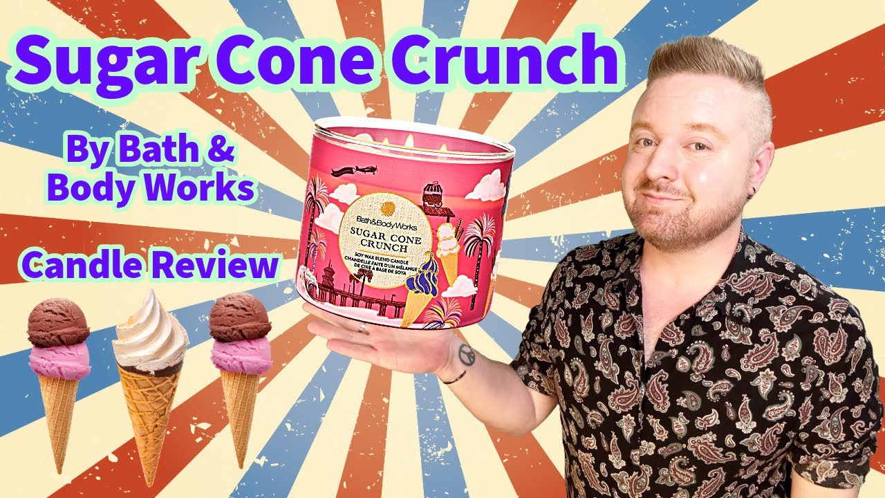 Candle Review: Sugar Cone Crunch by Bath & Body Works - YouTube