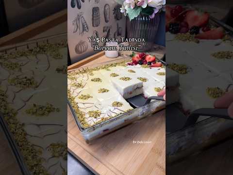 Yaş Pasta Tadında Efsane Borcam Tatlısı  #shorts #pratiktarifler #tatlıtarifleri #dessert #recipe