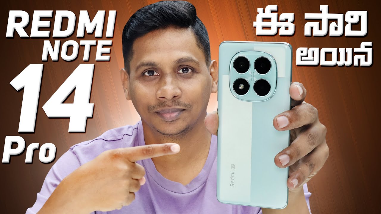 Redmi Note 14 Pro 5G Mobile Unboxing & Initial Impressions || Telugu Tech Tuts - YouTube