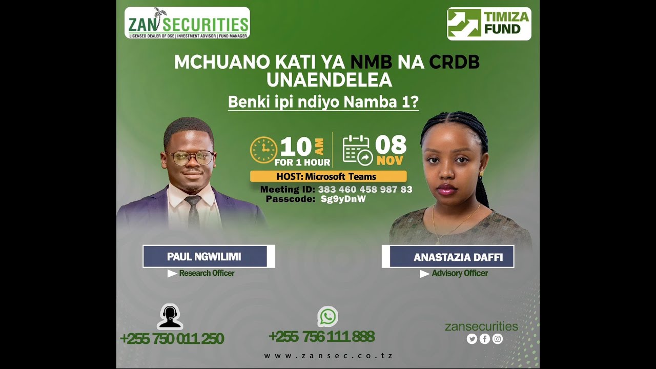 Mchuano kati ya NMB na CRDB unaendelea; Benki ipi ndiyo namba 1 - YouTube