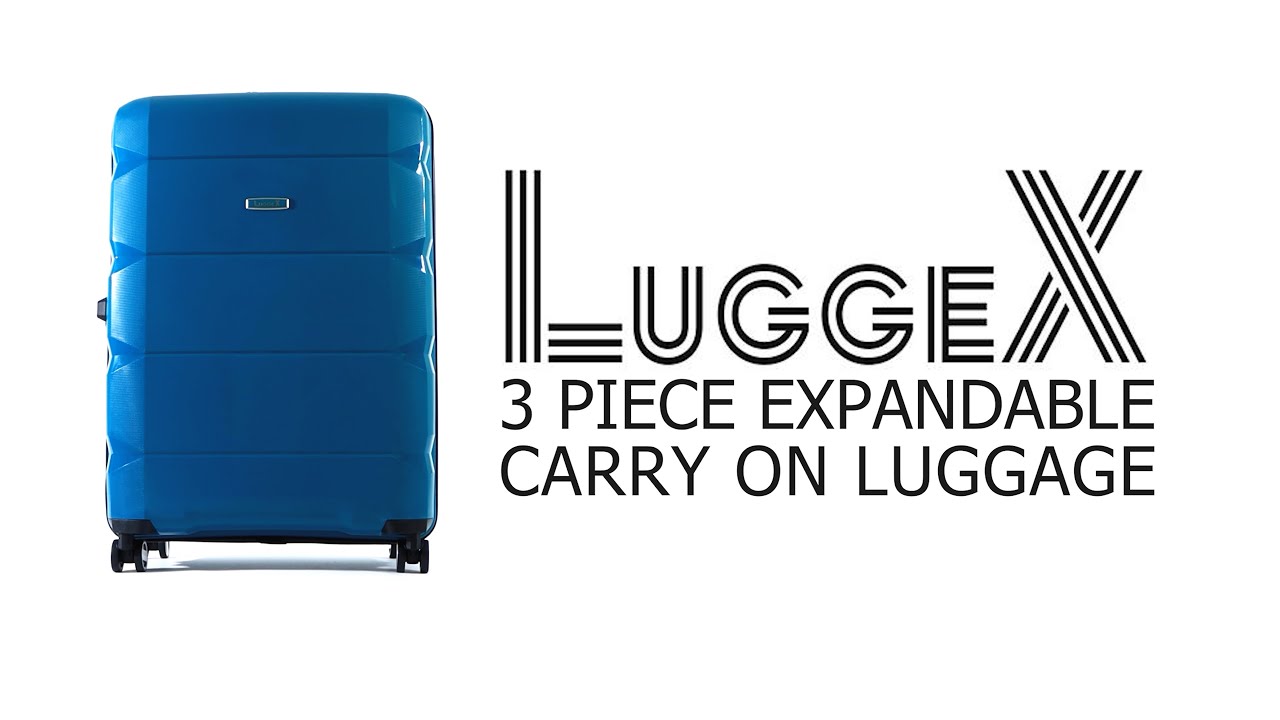 Best Travel Luggage?! - Unboxing 2023 - LUGGEX Expandable Carry On ...