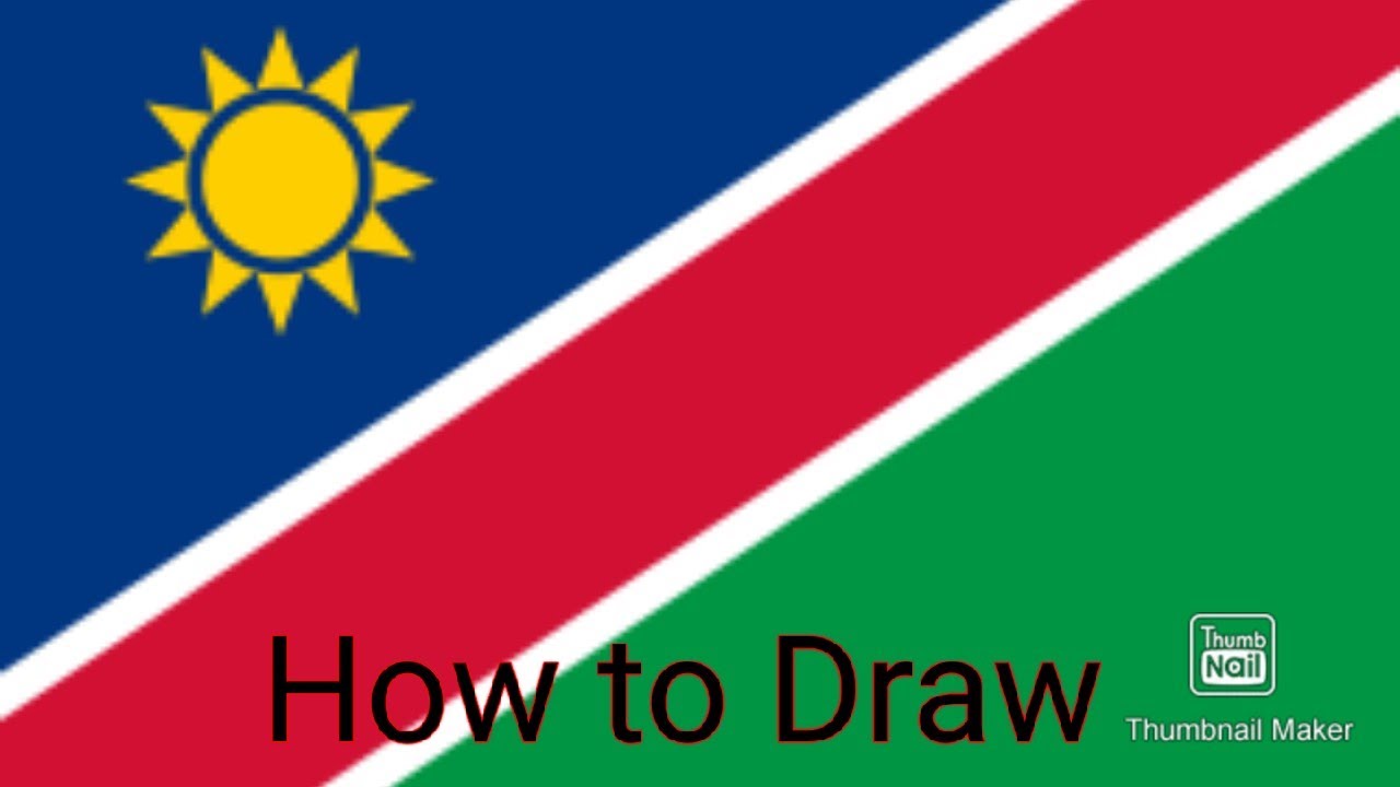 How to Draw: Namibia🇳🇦 - YouTube